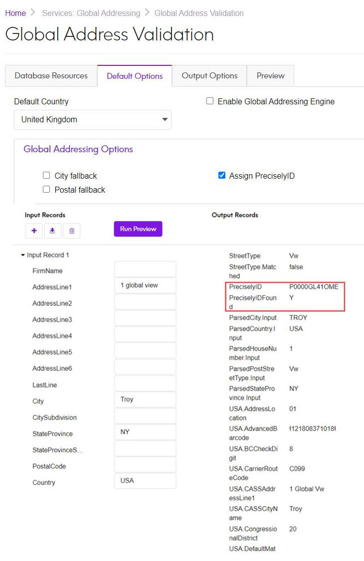 Spectrum Global Addressing: International address verification & validation