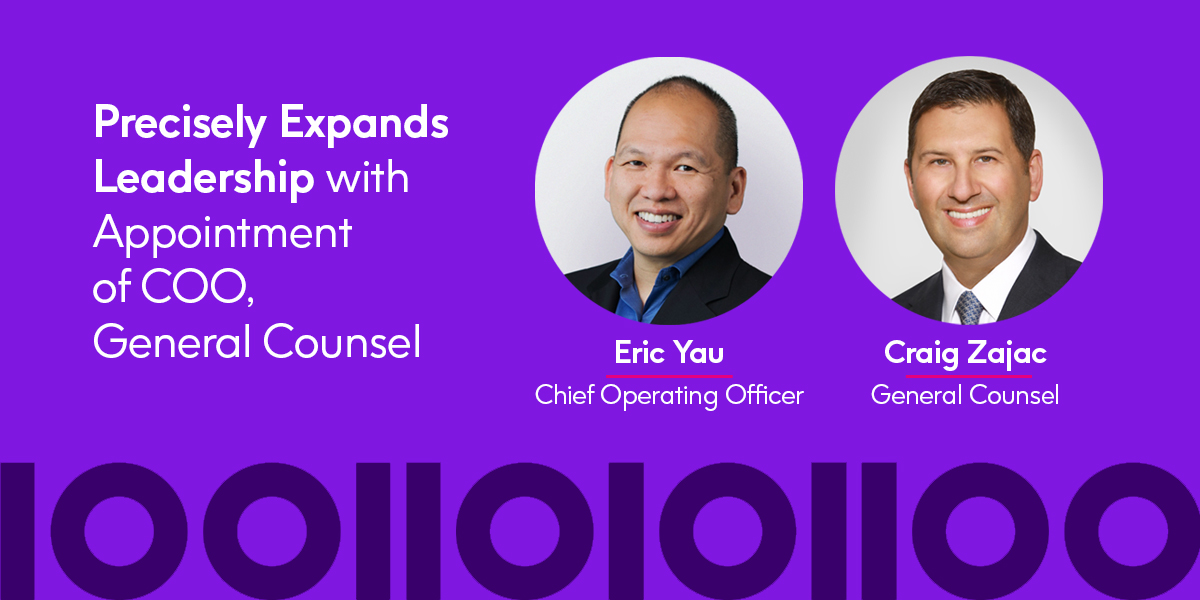 Precisely Expands Leadership with Appointment of COO, General Counsel