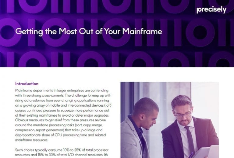 Syncsort™ MFX: Increase the efficiency of your mainframe