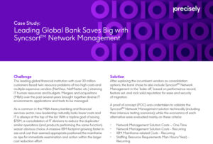 Syncsort™ Network Management: Increase network security & efficiency