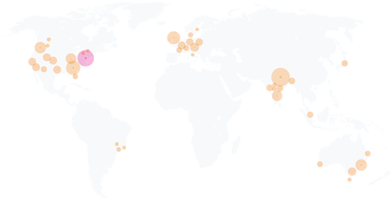 Precisely Global Offices in 8 countries and staff across the globe