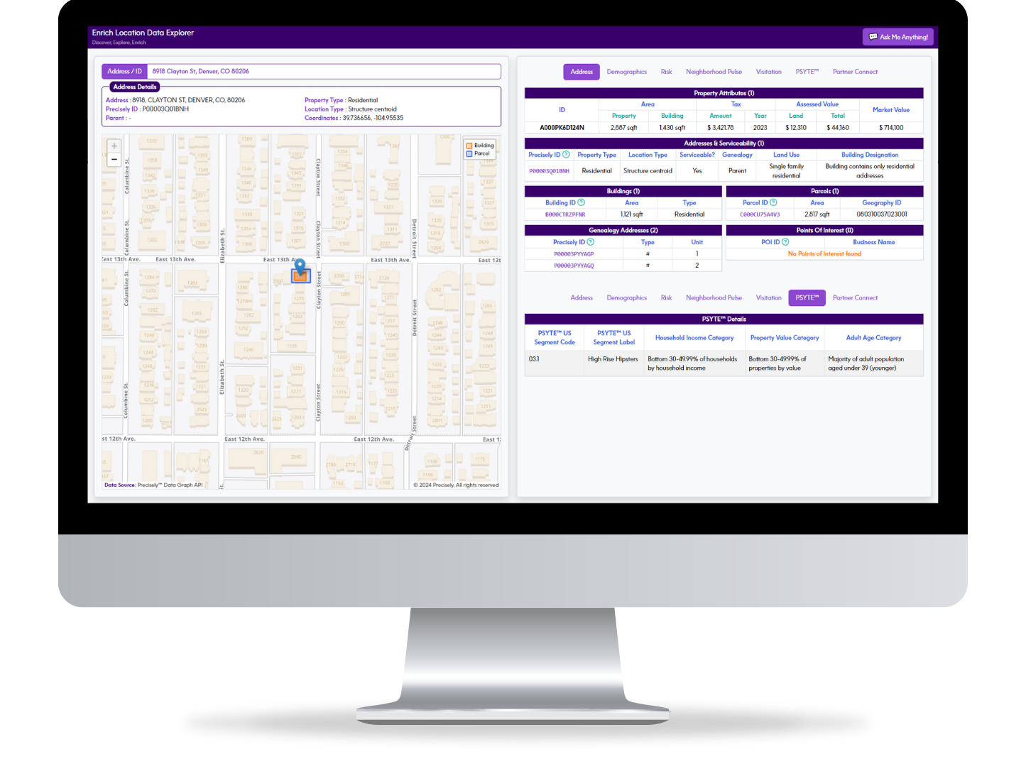 Precisely Properties - accurate, enriched property data